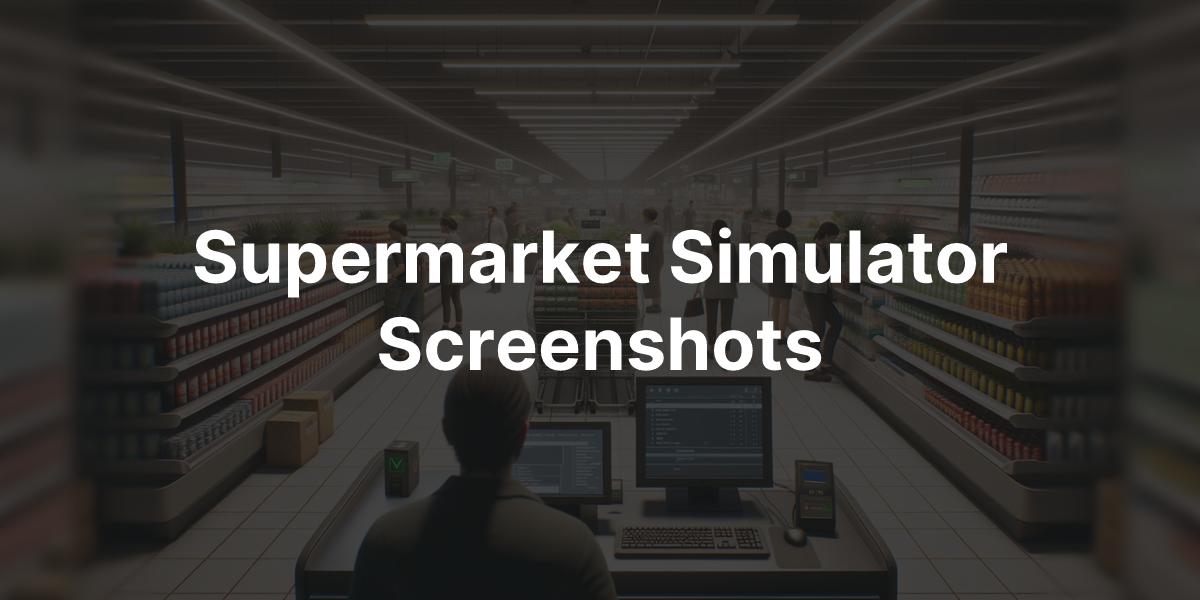 Supermarket Simulator Screenshots | Moon's Game Guides